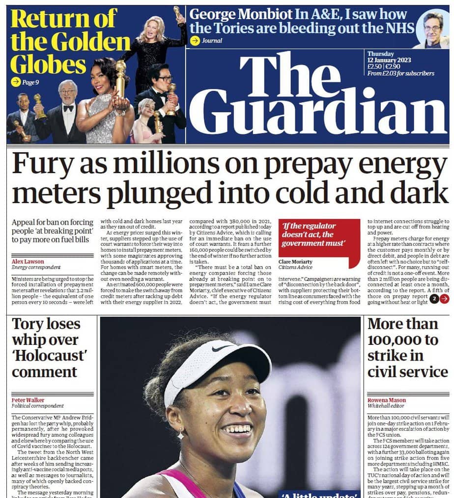 英国《卫报》The Guardian 2023-01-12 pdf - 免费PDF下载 | 58资源站
