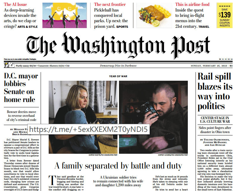 The Washington Post-2023-02-26 华盛顿邮报 - 外刊资料检索 | 58资源站