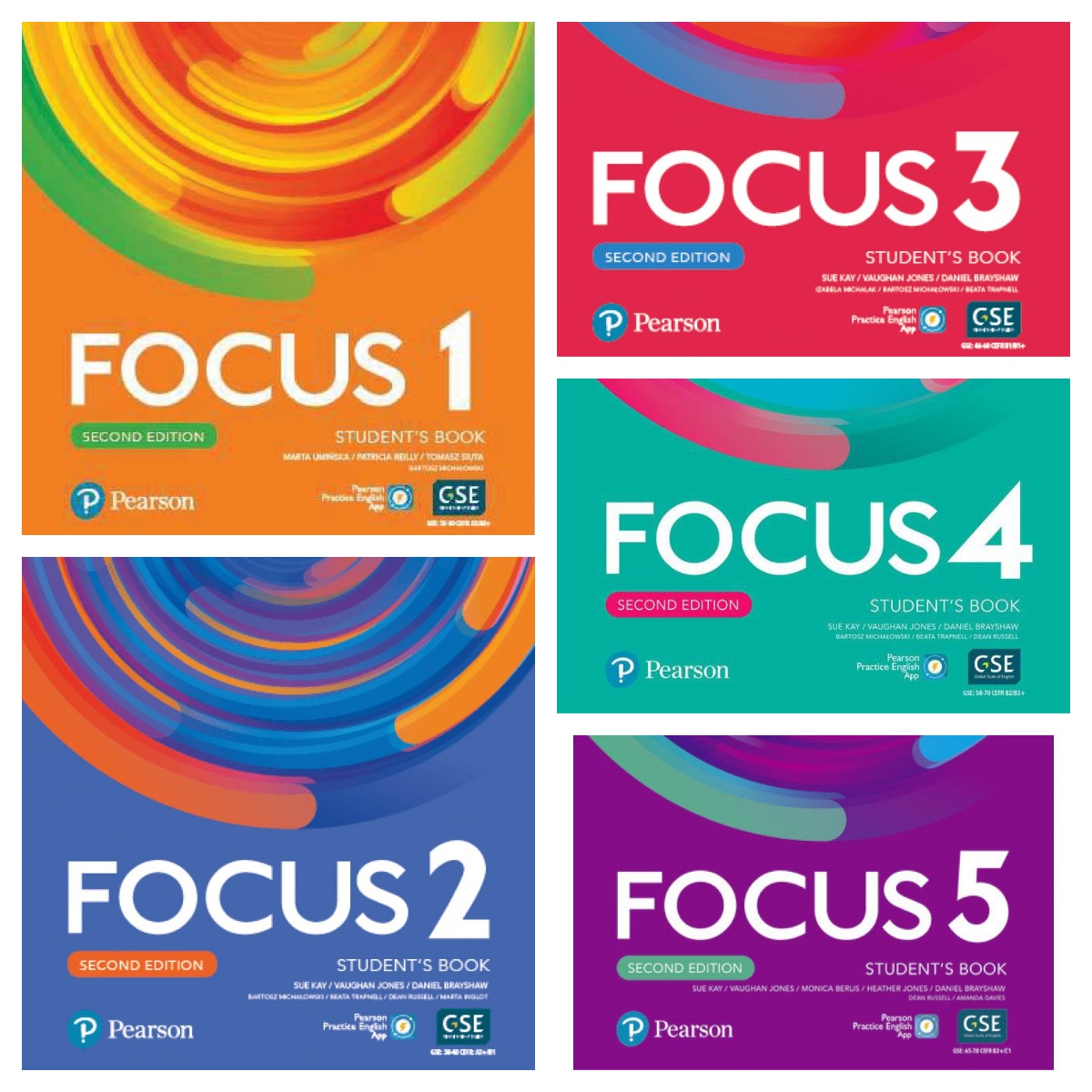 原版书推荐 Focus 1-5 Second Edition by Pearson - 免费PDF下载 | 58资源站