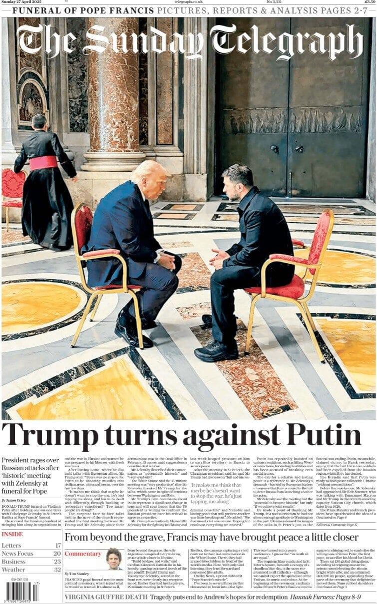 The Daily Telegraph 2025-04-27 每日电讯下载 - 外刊资料检索 | 58资源站